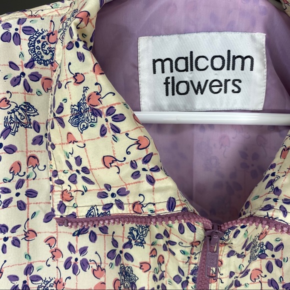 Vintage | Jackets & Coats | Vintage Malcom Flowers Silk Pastel Floral ...